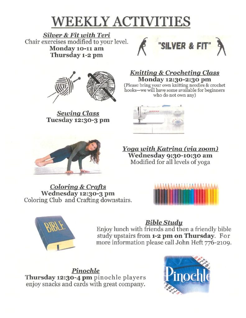 Activities - Nikiski Senior Center