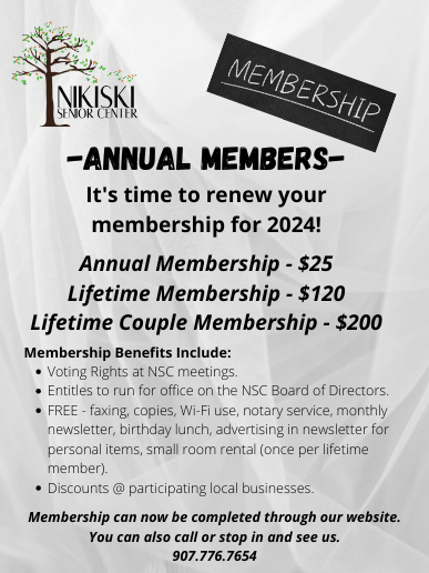 Activities - Nikiski Senior Center